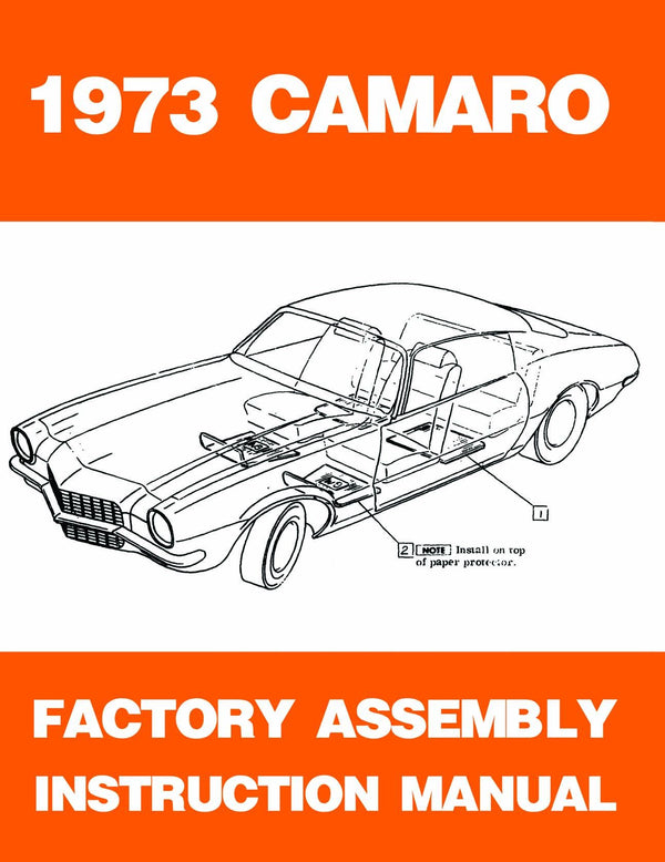 Factory Assembly Manual - 1973 Camaro – American Autowire