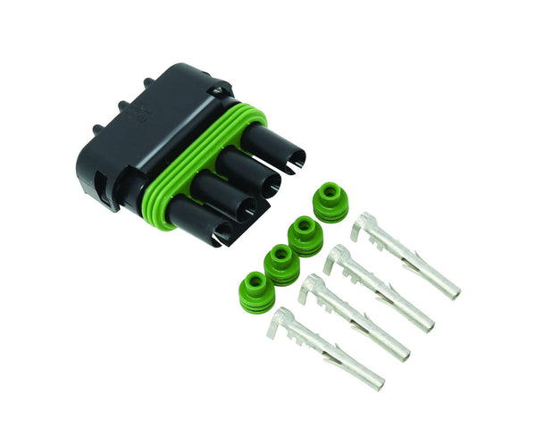 Connector- Weather Pack, 4 Way Female – American Autowire