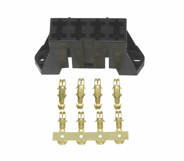 Auxiliary Fuse Block Bus Assembly- 4 Fuse – American Autowire