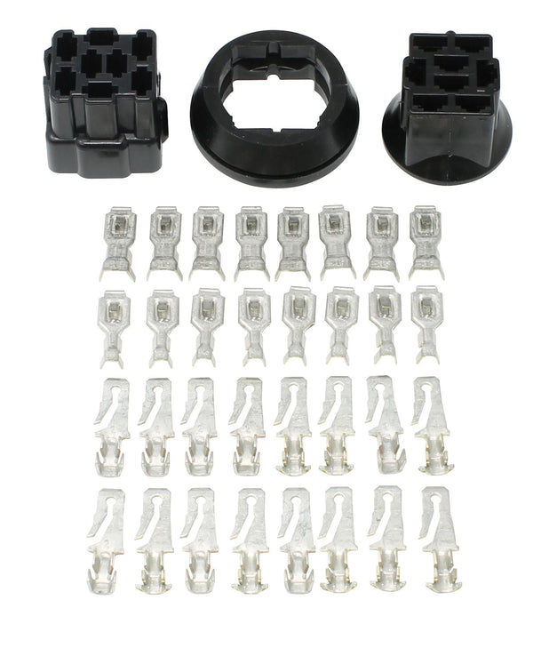 Grommet & Connector Kit- 8 Wire – American Autowire